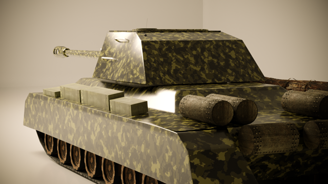 is-4 tank low poly 3D Model in Tank 3DExport