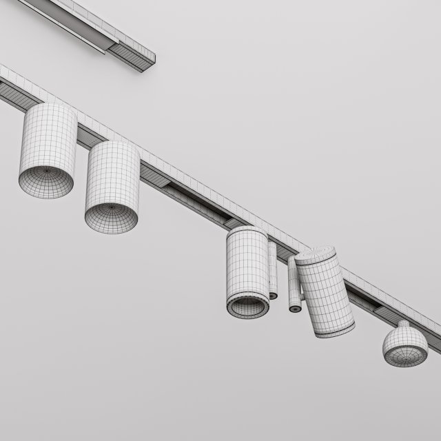 Modular Lighting Instruments 3D Model in Ceiling Lights 3DExport