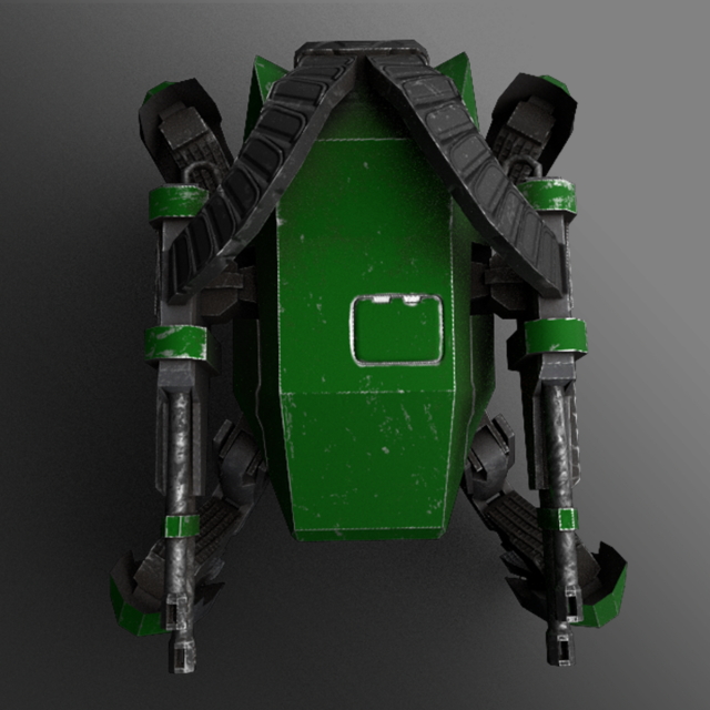 Sci-fi spider robot Game Ready Low-poly 3D rigged model 9 in 1 Free 3D ...