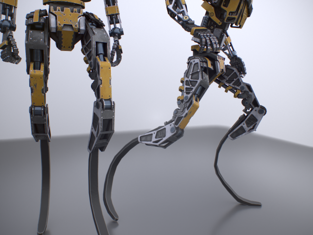 Scout robot gameready model Unity Unreal Engine 3D Model in Robot 3DExport