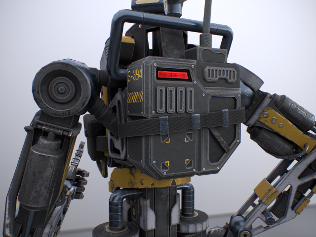 Scout robot gameready model Unity Unreal Engine 3D 모델 in 로봇 3DExport