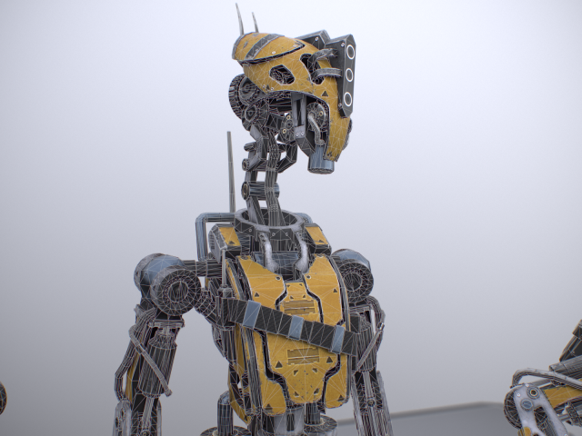 Scout robot gameready model Unity Unreal Engine 3D 모델 in 로봇 3DExport