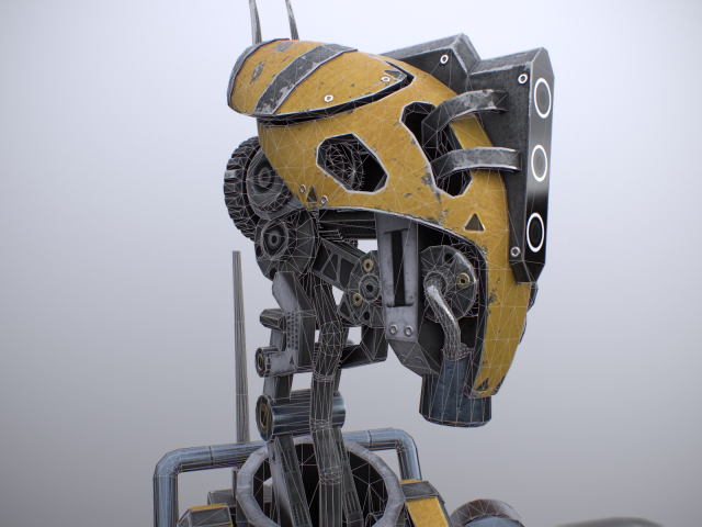 Scout robot gameready model Unity Unreal Engine 3D 모델 in 로봇 3DExport