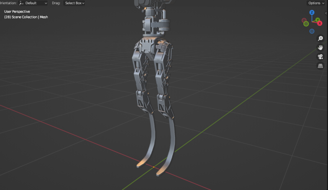 Scout robot gameready model Unity Unreal Engine 3D Model in Robot 3DExport