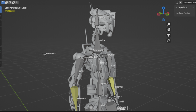 Scout robot gameready model Unity Unreal Engine 3D 모델 in 로봇 3DExport
