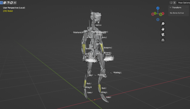 Scout robot gameready model Unity Unreal Engine 3D Model in Robot 3DExport