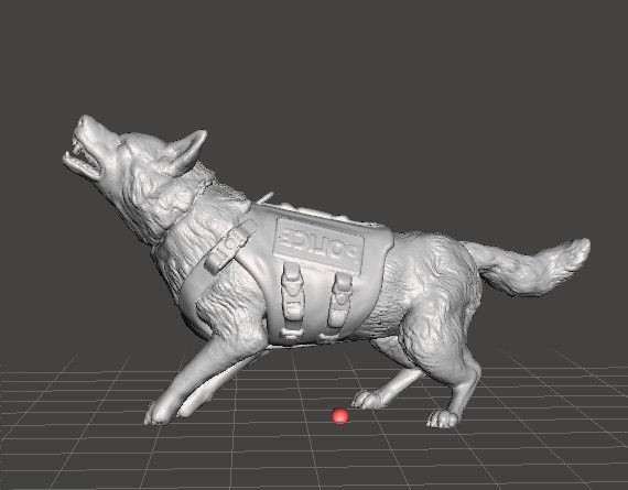 K9 POLICE DOG MINIATURE MODEL FOR WARGAMES BOARDGAMES SCIFI RPG Modèles ...