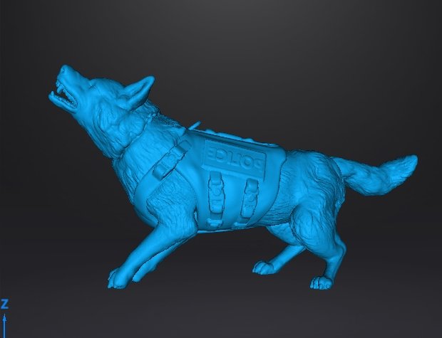 K9 POLICE DOG MINIATURE MODEL FOR WARGAMES BOARDGAMES SCIFI RPG Modèles ...