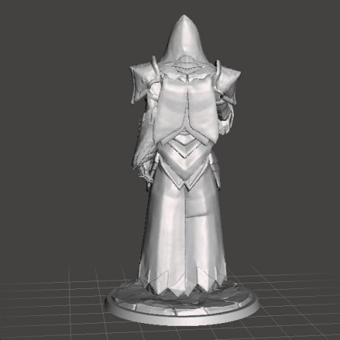 MOON TEMPLE MALE MAGE PRIEST MINIATURE MODEL FOR FANTASY GAMES DND RPG ...