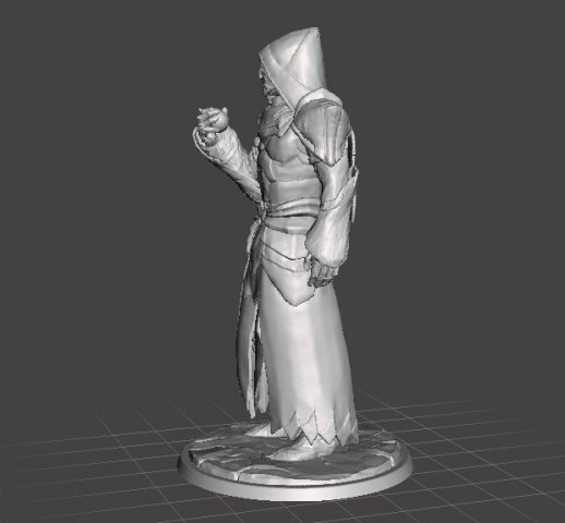 MOON TEMPLE MALE MAGE PRIEST MINIATURE MODEL FOR FANTASY GAMES DND RPG ...