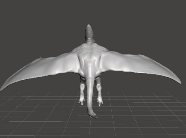 MUTANT PTERAMONSTER FIGURE MODEL ANIMAL CREATURE DND RPG 3D Print Model ...