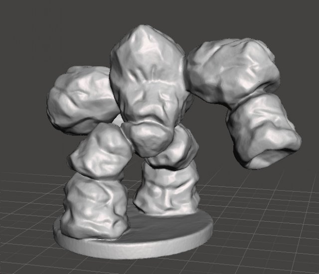 WARCRAFT INFERNAL MINIATURE MODEL FOR FANTASY GAMES RPG AND DnD 3D ...