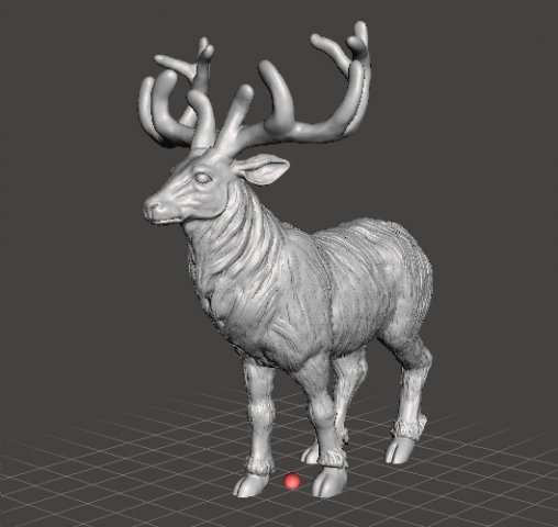 ELK DEER STAG FIGURE MODEL ANIMAL CREATURE WILDLIFE DND RPG 3D Print ...