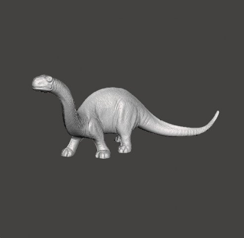 BRONTOSAURUS 70S VINTAGE TOY FIGURE MODEL FOR KIDS DINOSAUR 3D Print ...