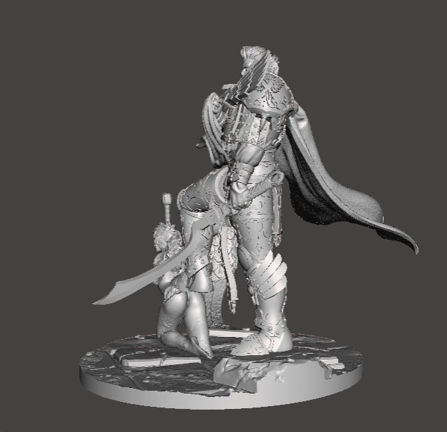 HANDSOME SON MINIATURE MODEL FIGURE FOR SCIFI GAMES RPG 3D PRINT ...