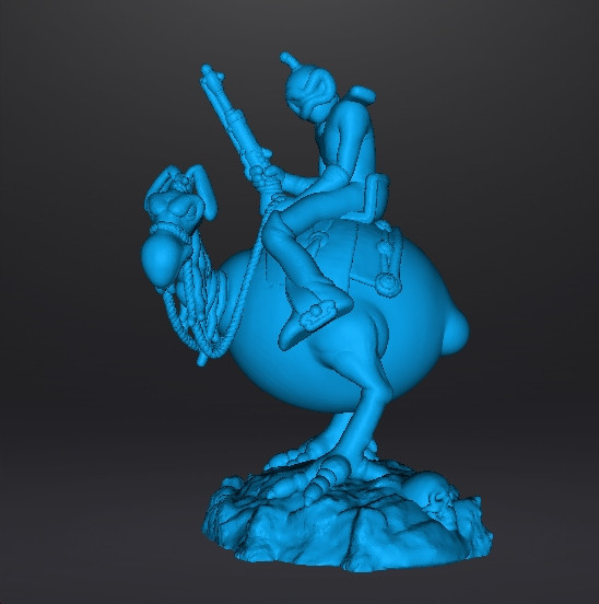 WIZARDS NECRON99 PEACE ON HORSE MINIATURE MODEL FANTASY DND RPG 3D ...