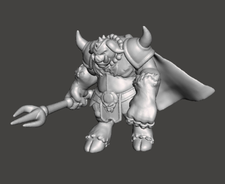 GANON MONSTER MINIATURE MODEL FOR FANTASY GAMES RPG AND DND 3D Print ...