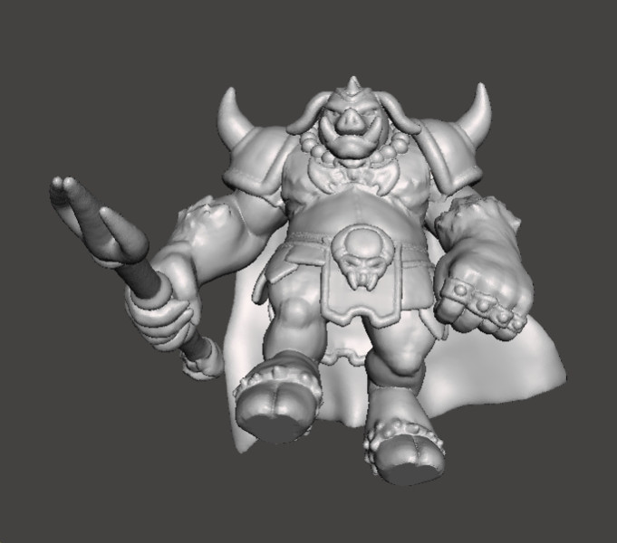 GANON MONSTER MINIATURE MODEL FOR FANTASY GAMES RPG AND DND 3D Print ...