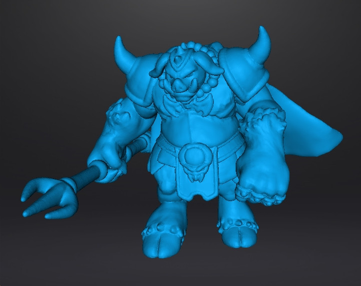GANON MONSTER MINIATURE MODEL FOR FANTASY GAMES RPG AND DND 3D Print ...