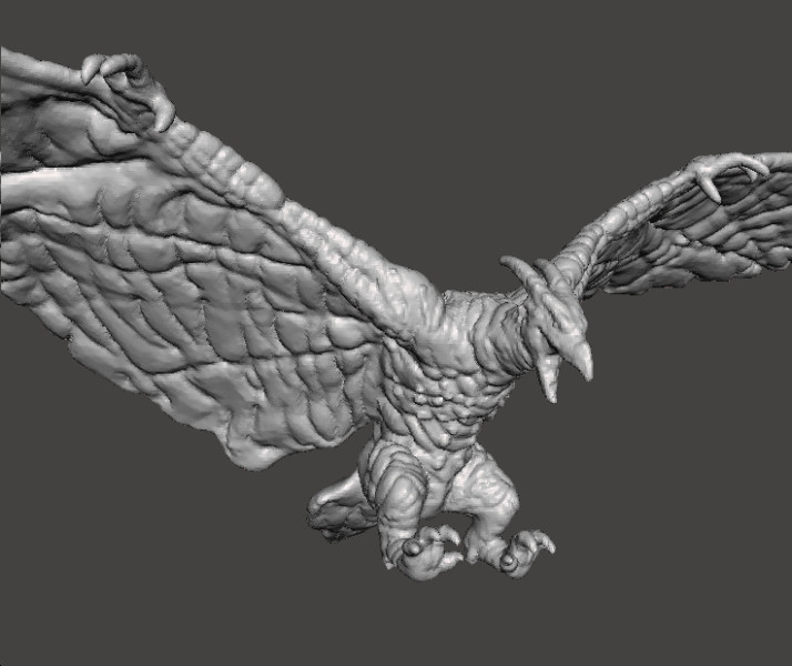 RODAN 2019 FLYING KAIJU MONSTER MINIATURE MODEL FOR FANTASY GAMES RPG ...