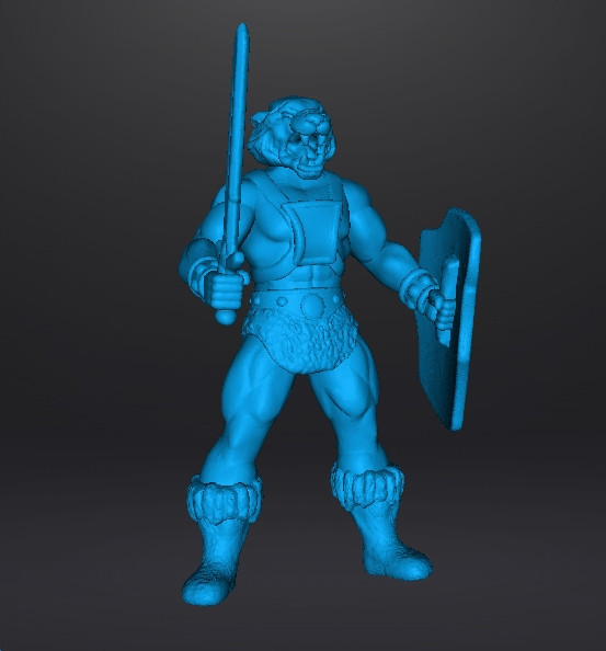 GALAXY WARRIORS TIGER MAN MINIATURE MODEL FIGURE FOR FANTASY GAMES RPG ...