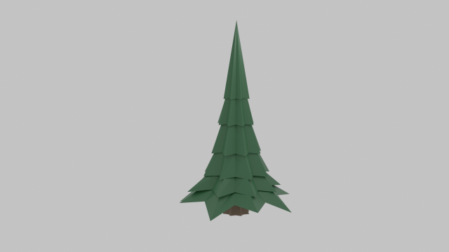 Coniferous trees 3D Model in Tree 3DExport