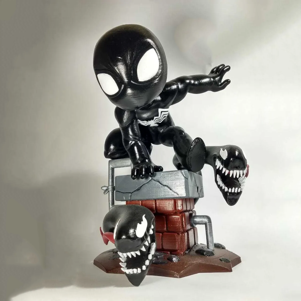 Spider Man Chibi Ready to Print 3D Print Models in Monsters & Creatures ...