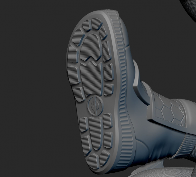 Deadpool Statue Ready to Print STL Format 3D Print Model in Man 3DExport