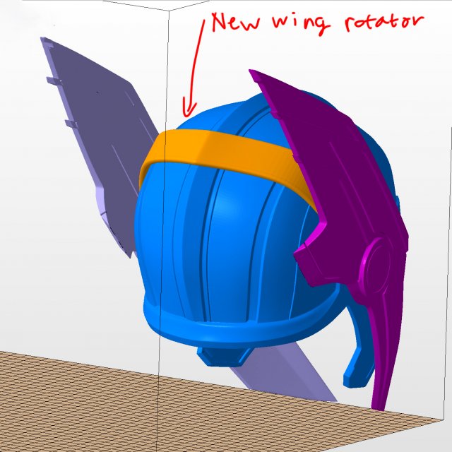 Thor Ragnarok Helmet Ready to Print 3D Print Model in Other 3DExport