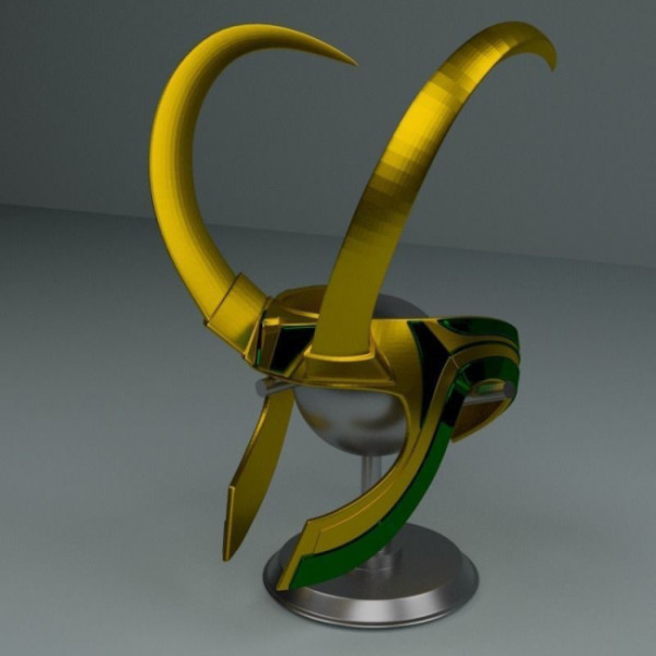 Loki Ragnarok Helmet Ready to Print 3D Print Model in Other 3DExport