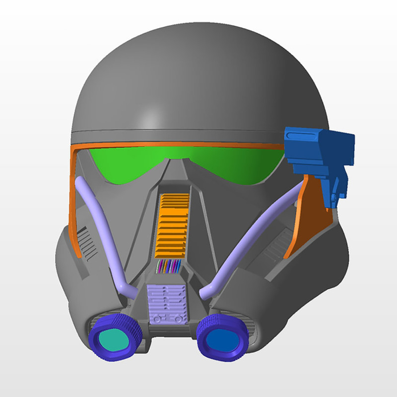Death Trooper Helmet from Star Wars Ready to Print 3D Print Model in ...