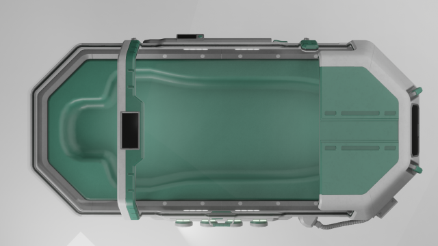 Scifi Medical Futuristic Cryo Pod Modèle 3D in Équipement médical 3DExport