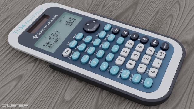 Texas Instruments Scientific Calculator 3D Model in Other 3DExport