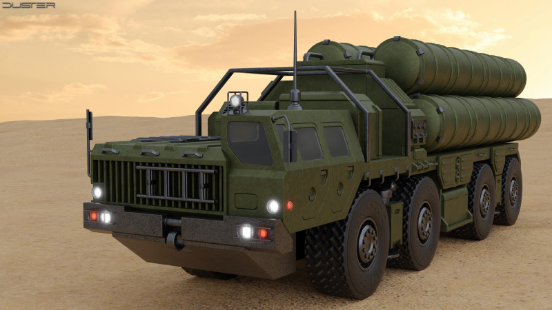 SAM Mobile Missile Launcher 2 of 3 3D Model in Rocket Launchers 3DExport