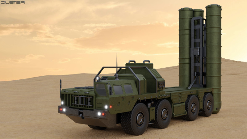 SAM Mobile Missile Launcher 2 of 3 3D Model in Rocket Launchers 3DExport