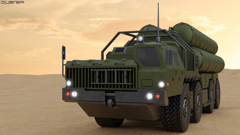 SAM Mobile Missile Launcher 2 of 3 3D Model in Rocket Launchers 3DExport