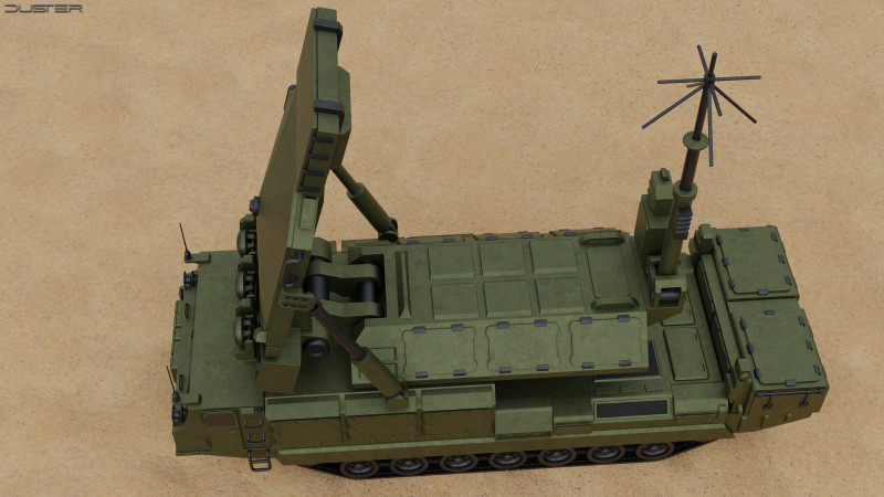 SAM Mobile Missile Radar 3 of 3 3D Model in Rocket Launchers 3DExport