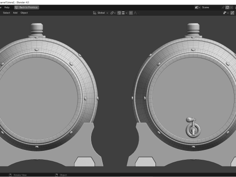 Barricas de vino-whisky y portabarricas modulares Modelo 3D in Máquinas ...