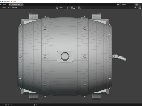 Barricas de vino-whisky y portabarricas modulares Modelo 3D in Máquinas ...
