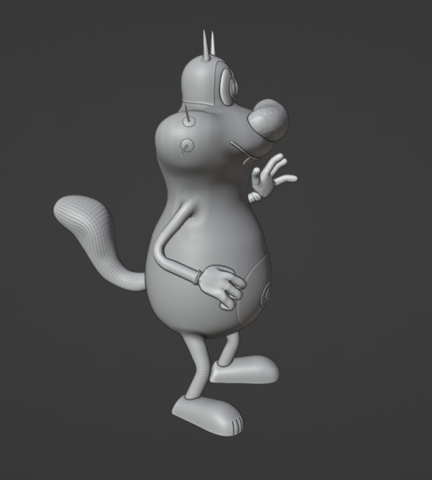 Oggy 3D Print Model in Toys 3DExport
