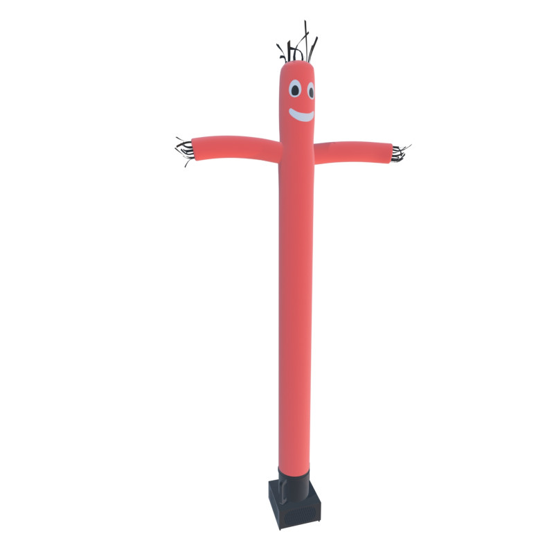Tall Tube Man Looping Animated Rigged 3D Model in Cartoon 3DExport