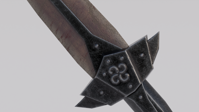 Dragon Bone blade from Skyrim 3D Model in Game Assets 3DExport