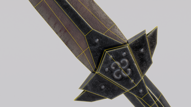 Dragon Bone blade from Skyrim 3D Model in Game Assets 3DExport