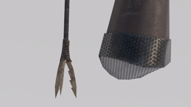 Dragon Bone Bow from Skyrim 3D Model in Game Assets 3DExport