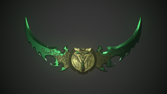 the blade of azzinoth 3D Model in Melee 3DExport