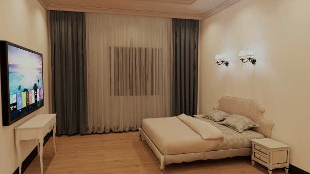 The interior of a private 2-storey house for GTA games 3D Model in ...