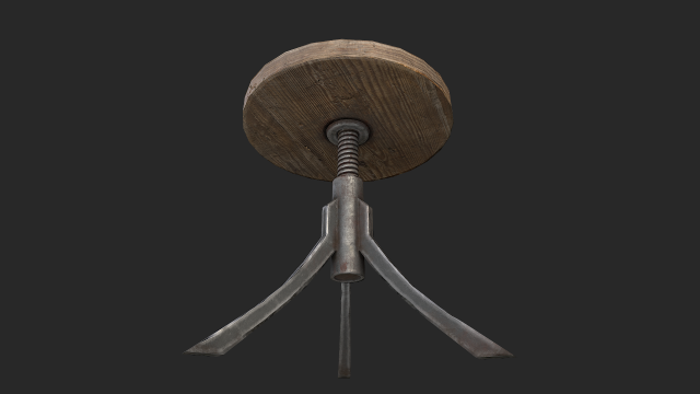 rotating stool 3D Model in Stool 3DExport