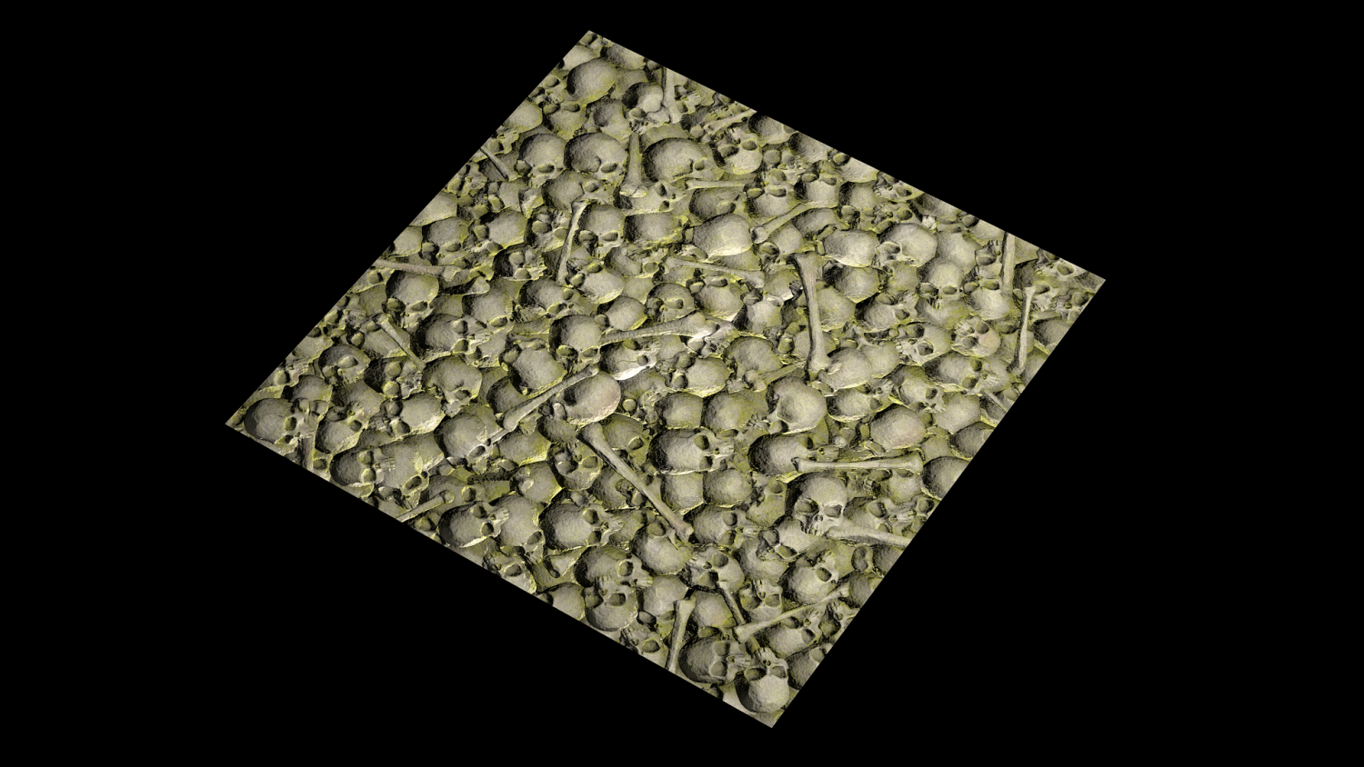 pile of bones with moss texture CG Textures in Bones 3DExport