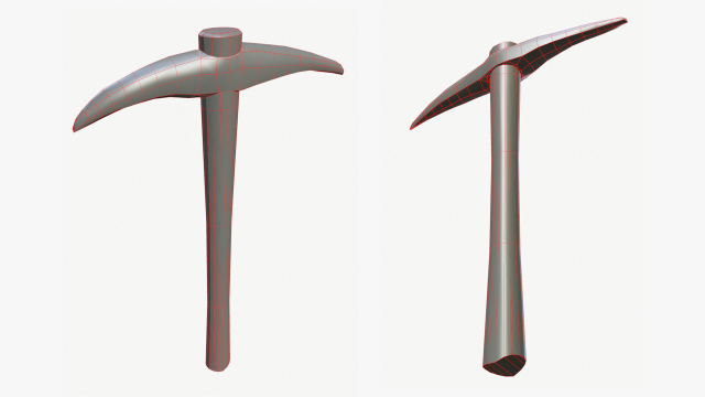 stone pickaxe 3D Model in Tools 3DExport