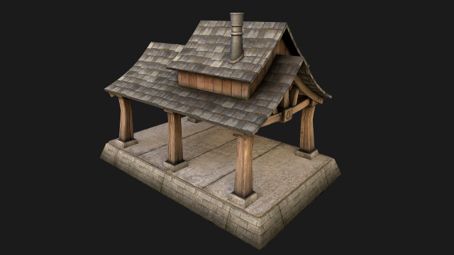 Medieval Storage 3D Model in Buildings 3DExport